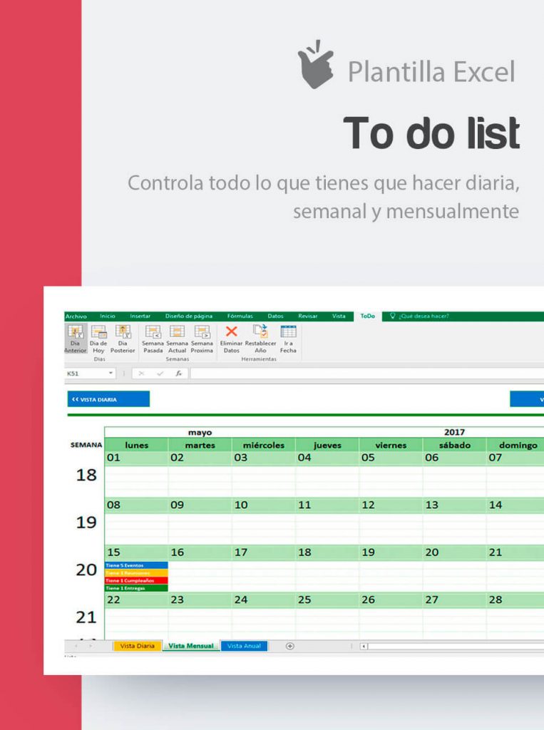 Plantilla To Do List | Plantilla para hacer listas de tareas